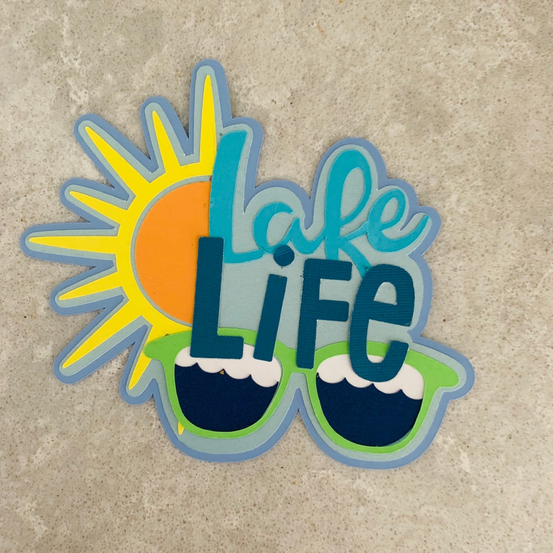 Lake Life Paper Piecing Die Cut - Etsy