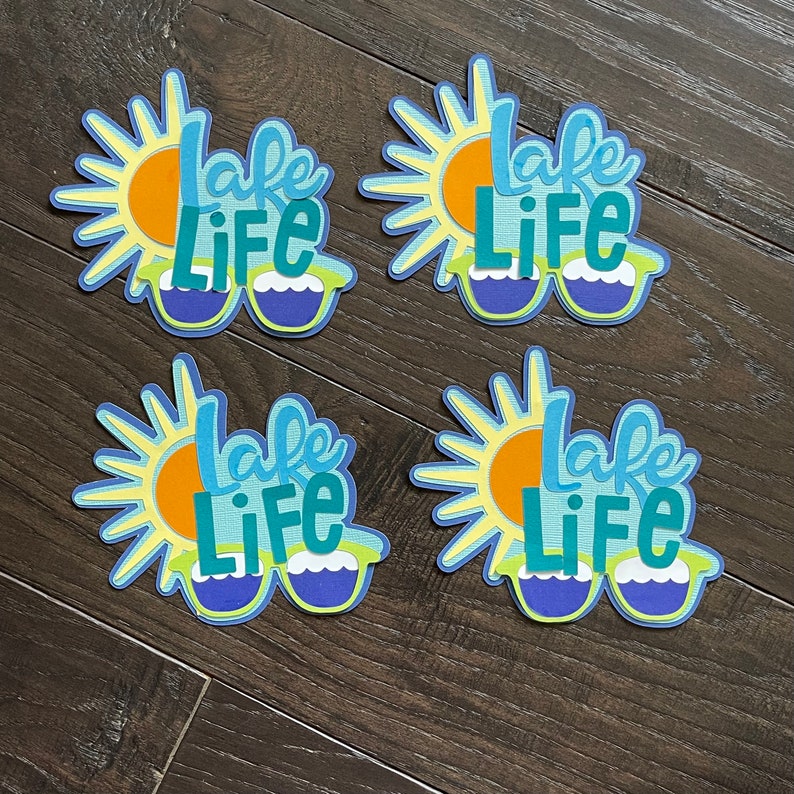Lake Life Paper Piecing Die Cut - Etsy