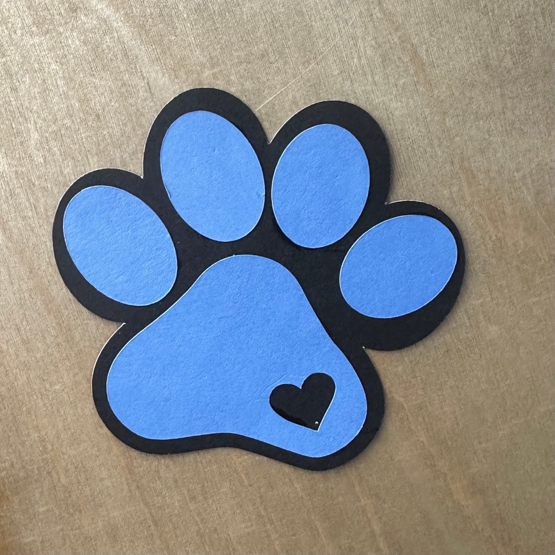 Custom Paw Print Die Cut - Etsy