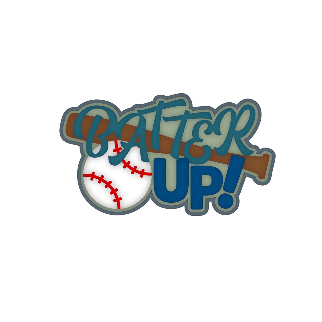 Batter up Paper Piecing Baseball Die Cut - Etsy