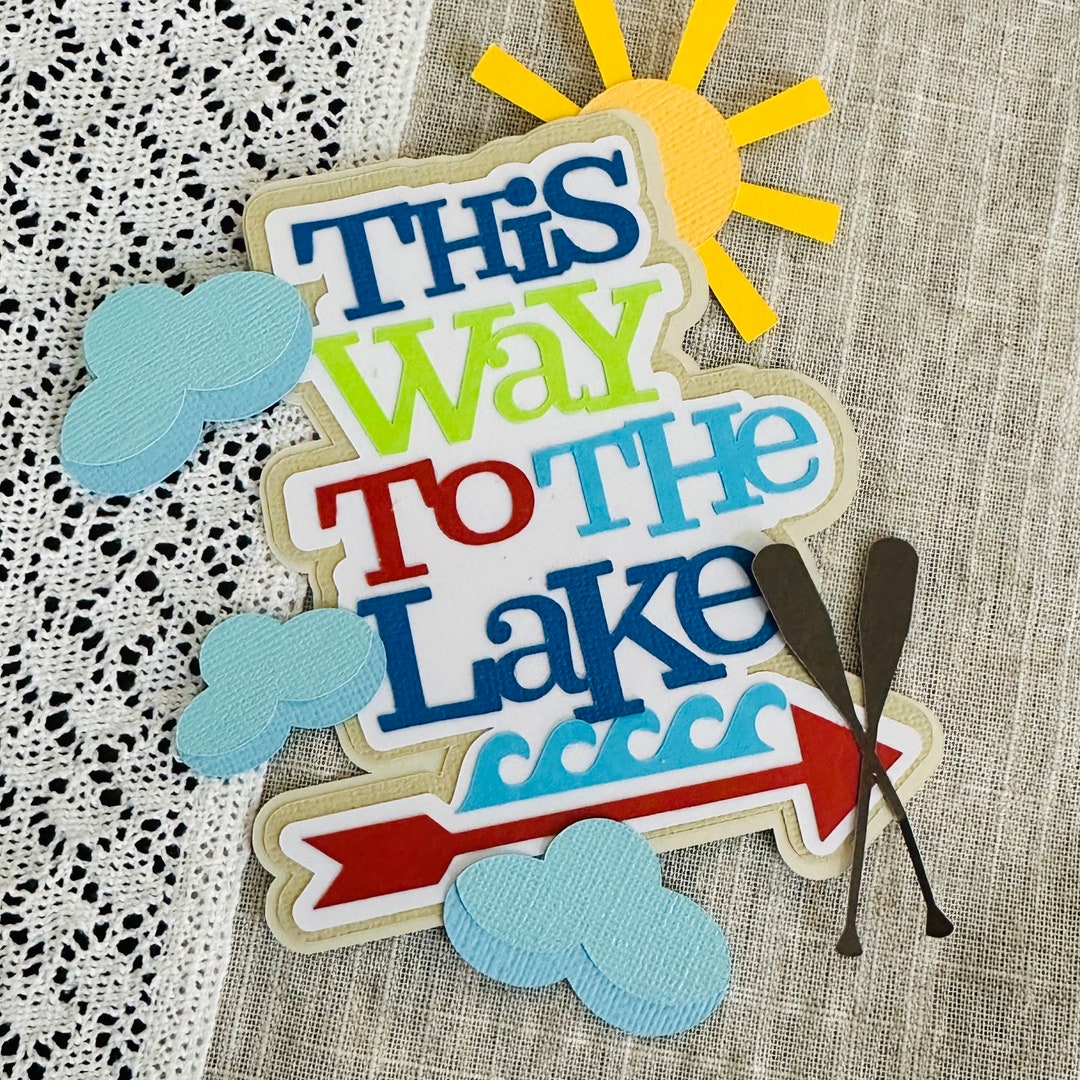 Lake Die-cut Paper Piecing - Etsy