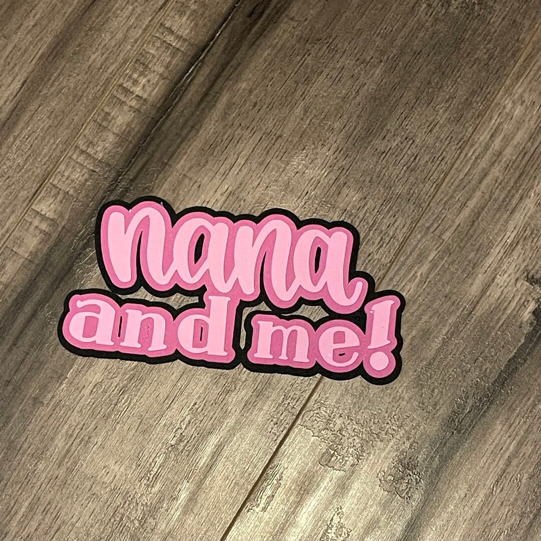 Nana & Papa Grandparents Paper Piecing Die Cut - Etsy