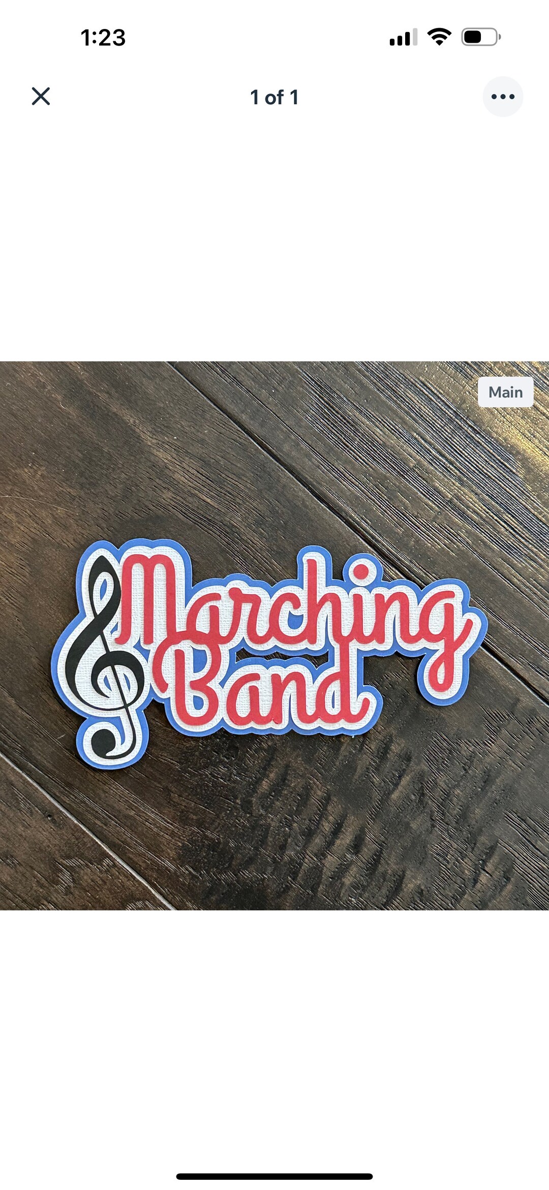 Marching Band Scrapbook Title Die Cut - Etsy