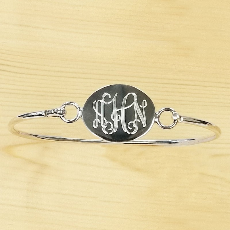Monogrammed Bracelet - Etsy