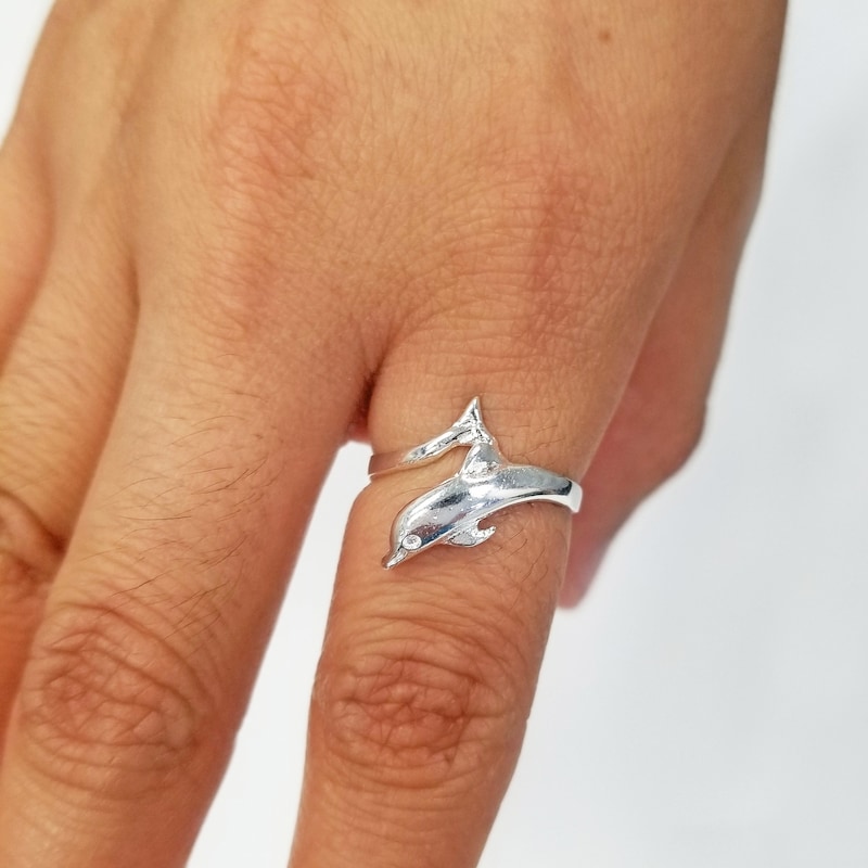 Dolphin Ring - Etsy