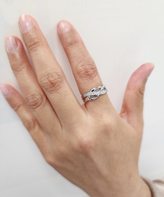 Cz infinity ring store