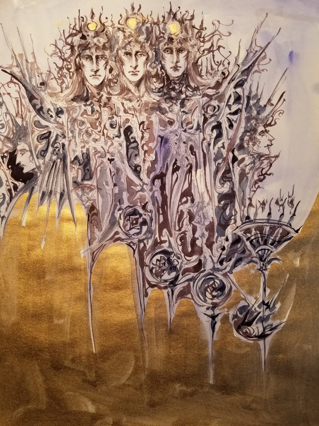 Original Painting the Oracles Greek Mythology Folklore Roman - Etsy