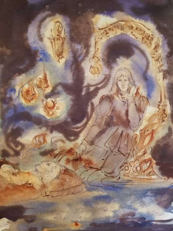 Medieval Prince Painting