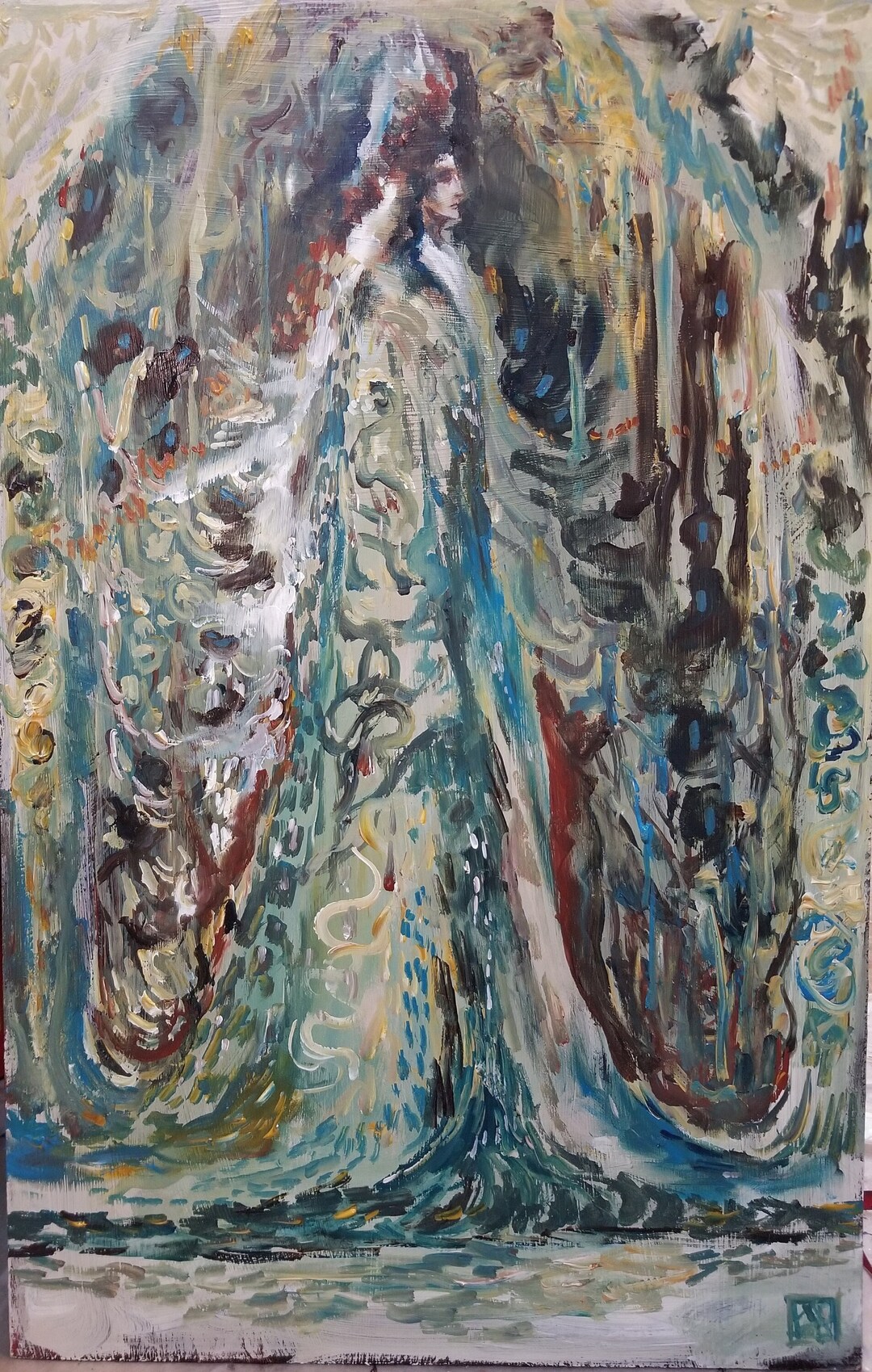 Selkie Queen Original Painting in Acrylic Shapeshifter Mythology ...