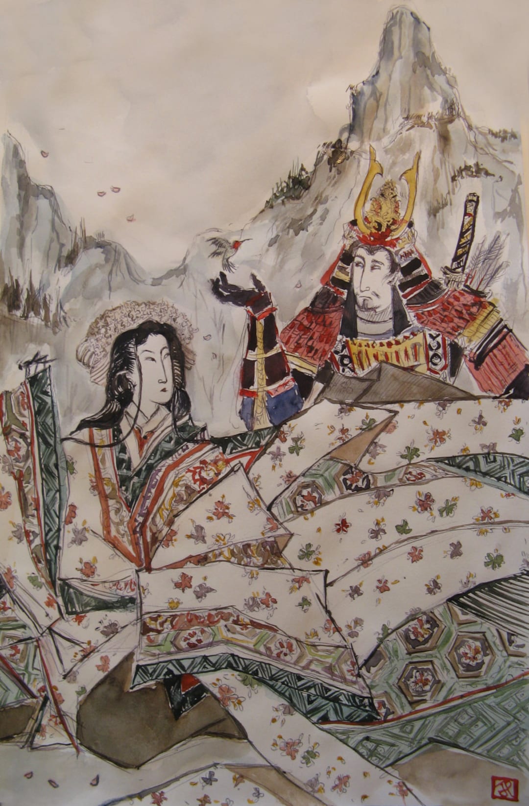 Commission a Japanese Ink Painting: Original Handmade Custom Art in ...