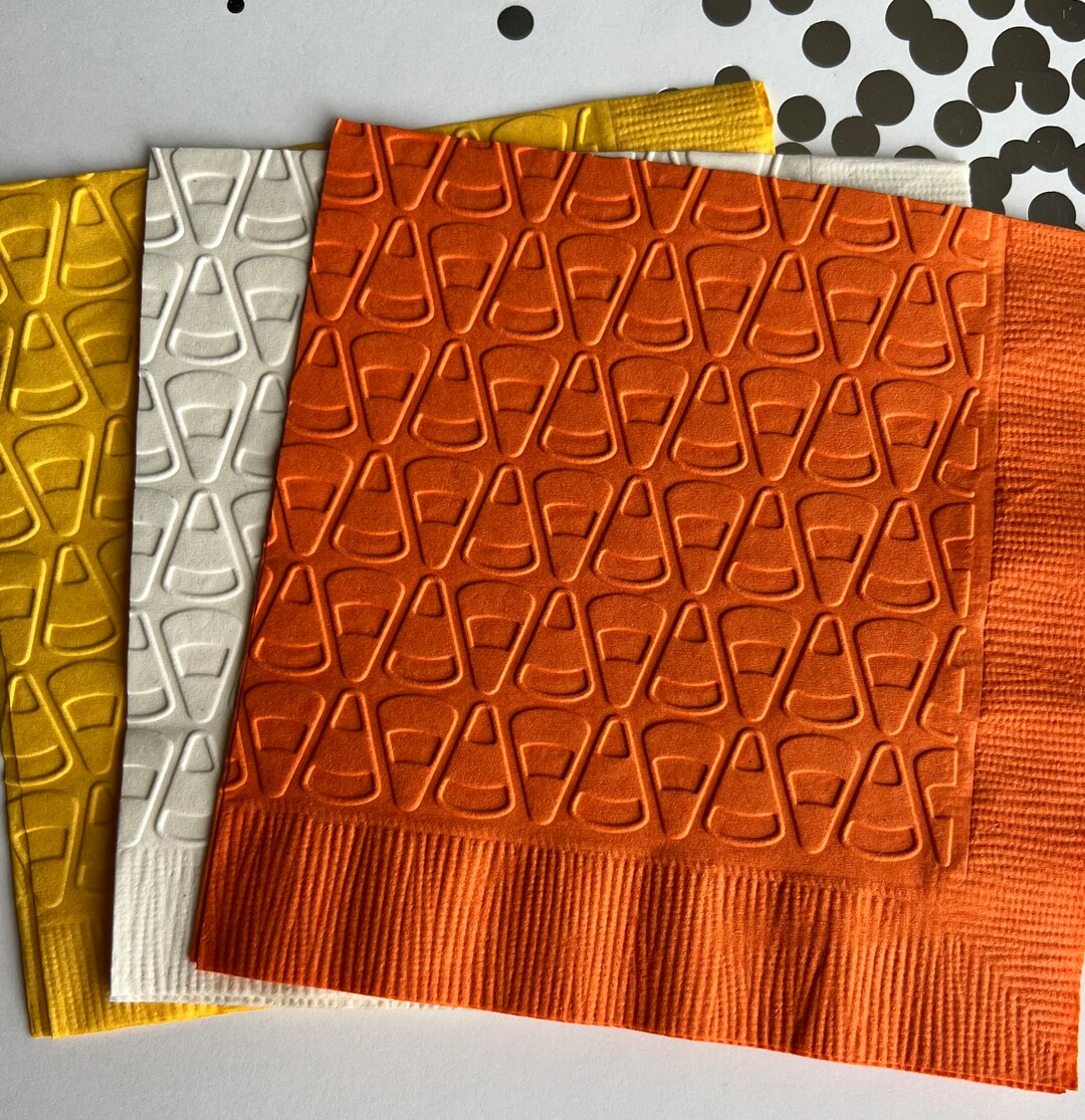 Candy Corn Napkin Halloween Party Halloween Birthday School Party Kids ...