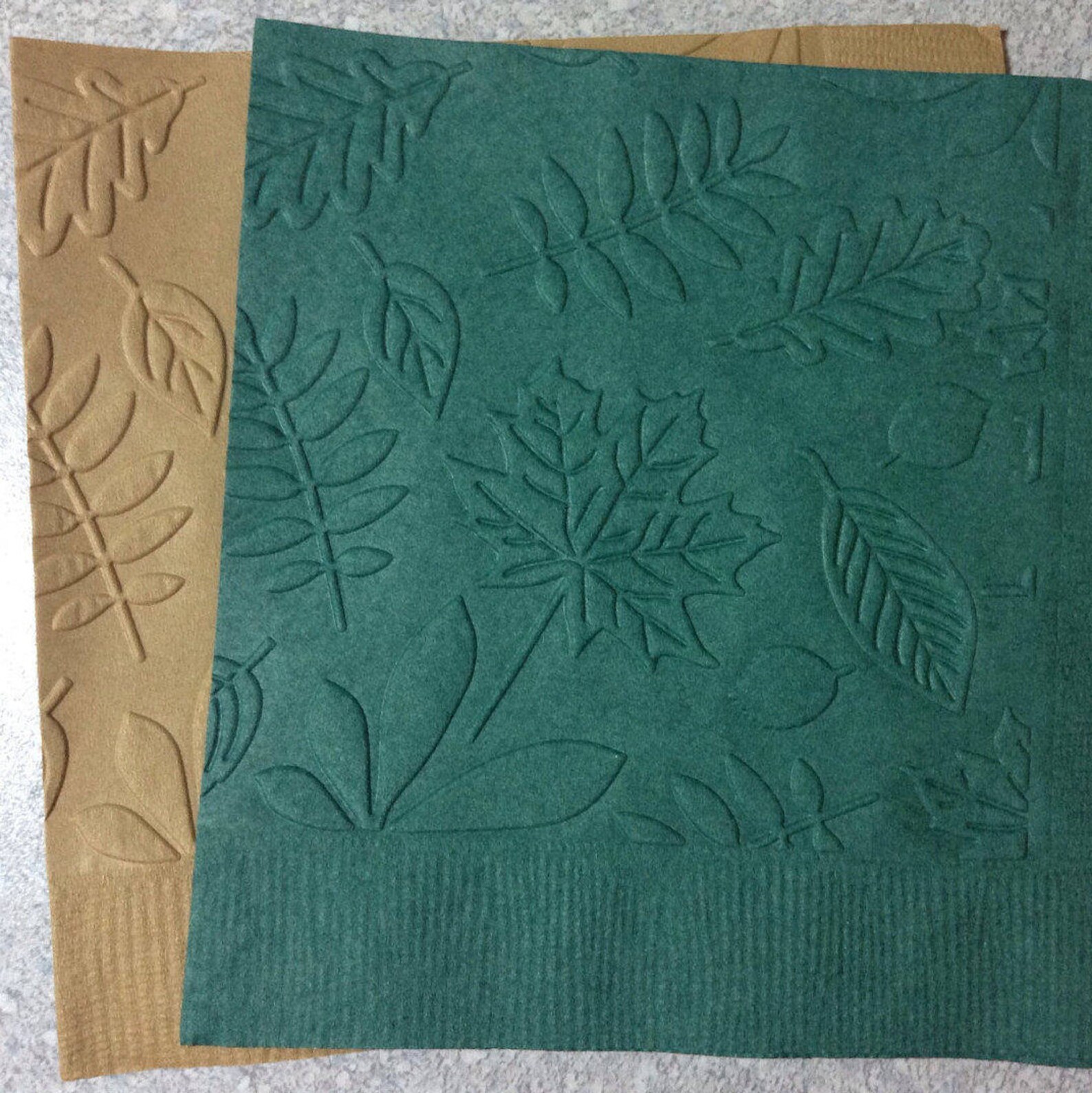 Fall Napkins Embossed Paper Napkin Wedding Anniversary - Etsy