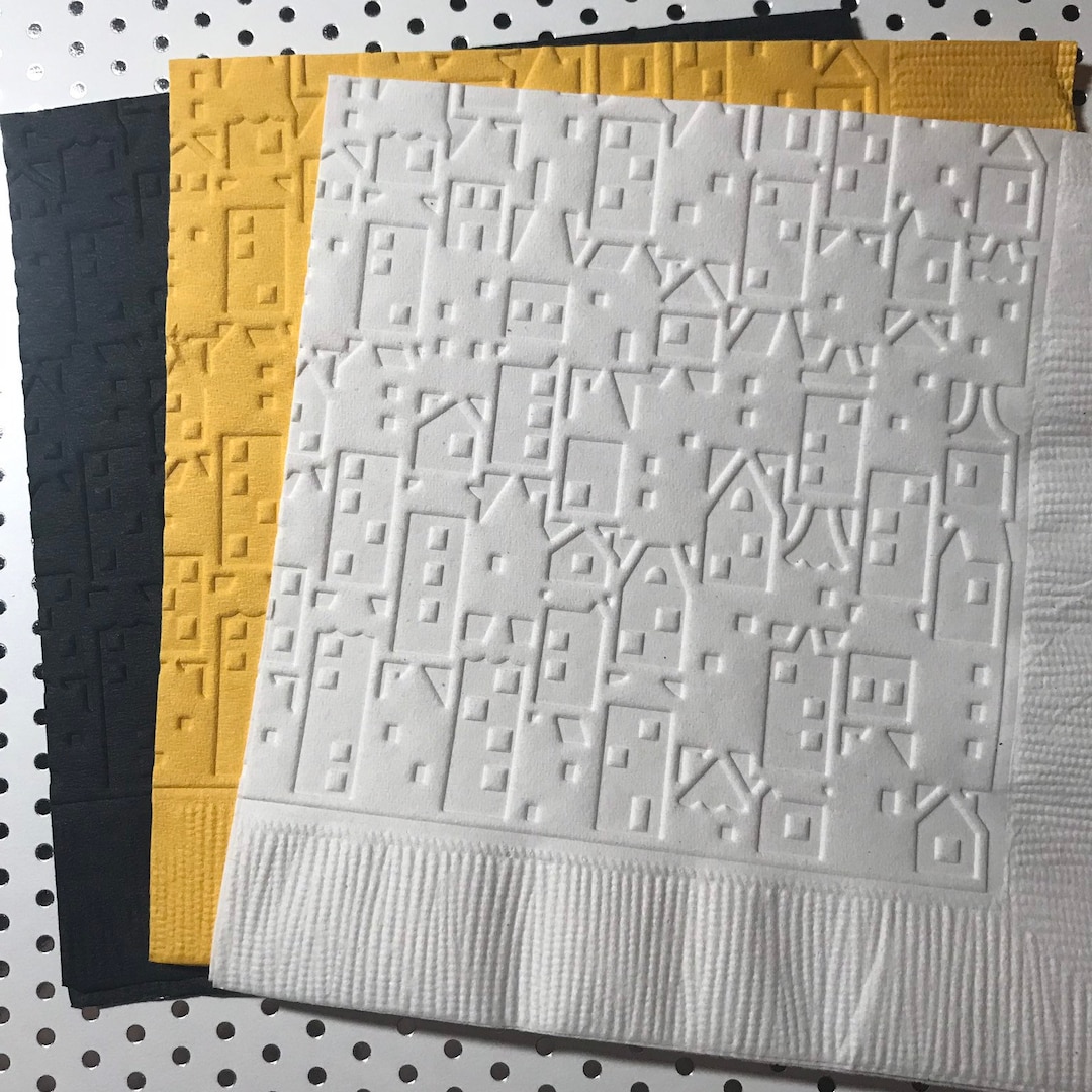House Napkins ~ Embossed Napkin ~ New House Party ~ Travel ...