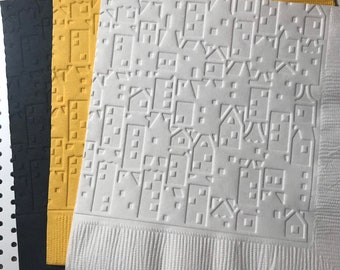 Embossed Paper Napkin Party Birthday Celebration | Etsy