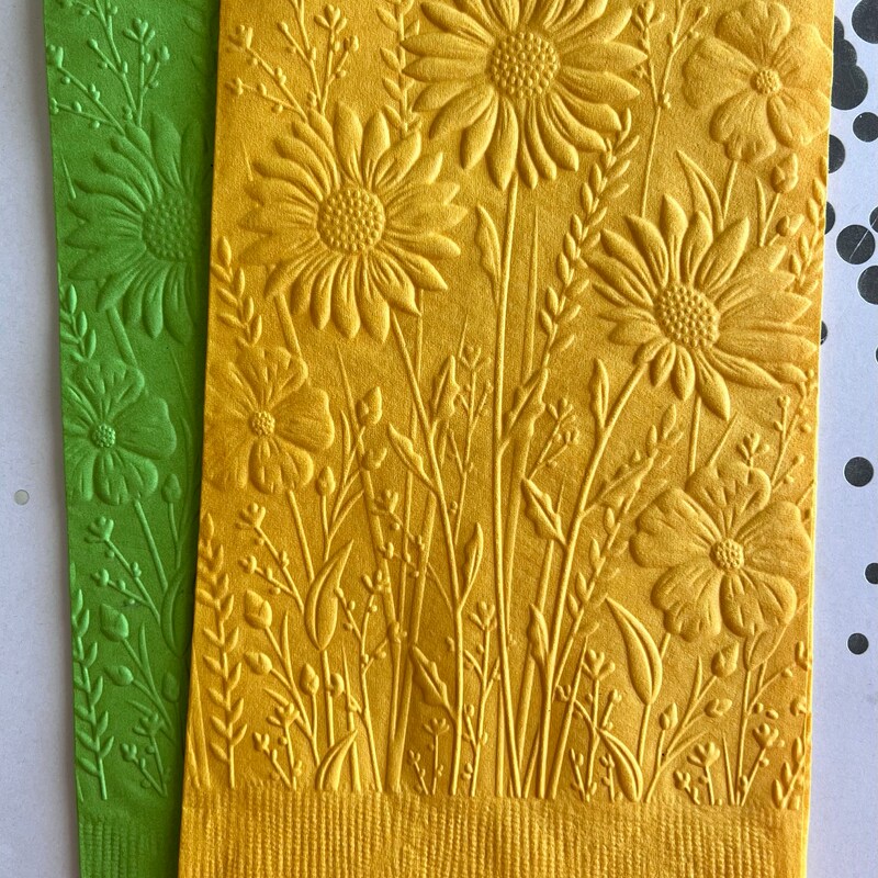 Flower Embossed - Etsy