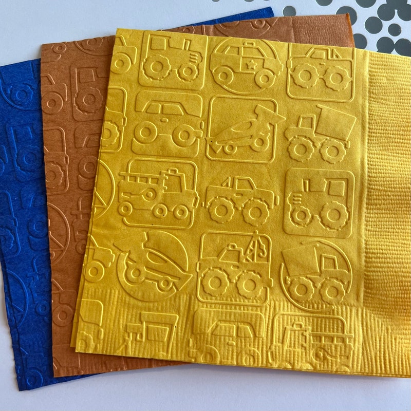 Cars Themed Napkins - Etsy