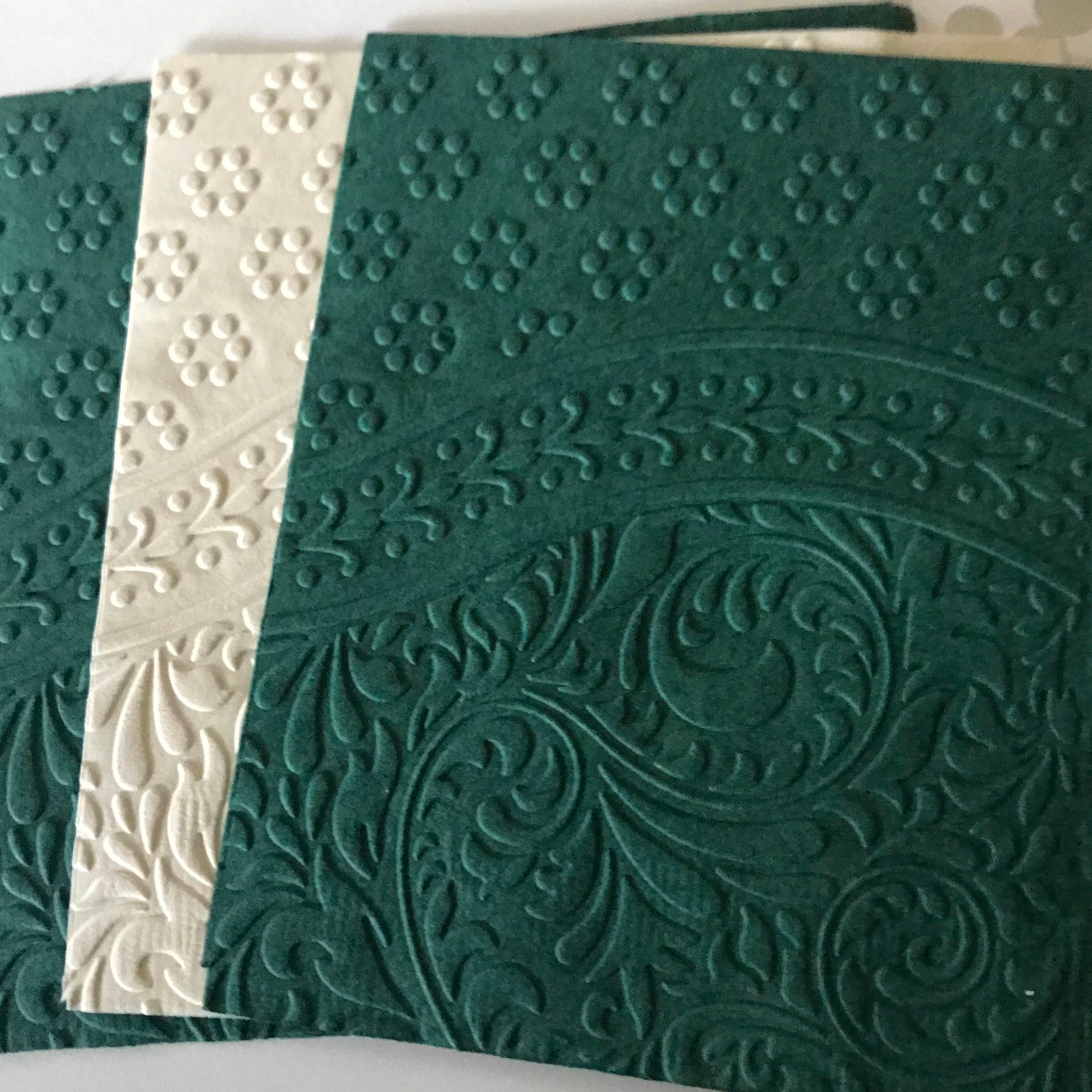 Scroll Napkin Embossed Paper Napkin Swiss Dots Wedding - Etsy