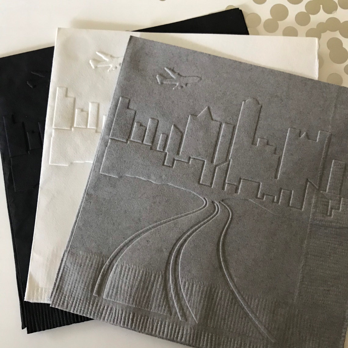 Embossed Paper Napkin Party Birthday Celebration | Etsy