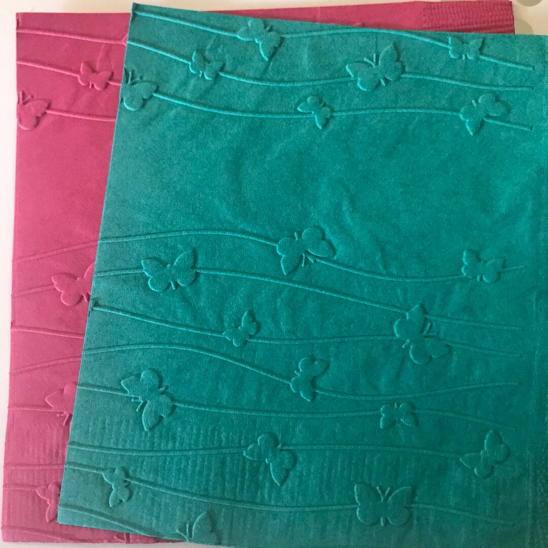 Butterfly Napkins Wedding Napkins Anniversary Shower Birthday ...