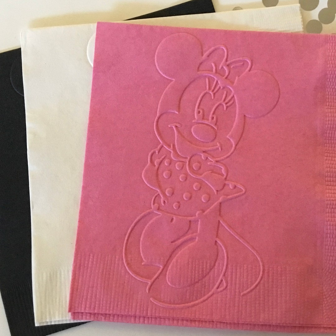 Minnie Mouse Napkins ~ Embossed Napkin ~ Birthday Party ~ Shower ...