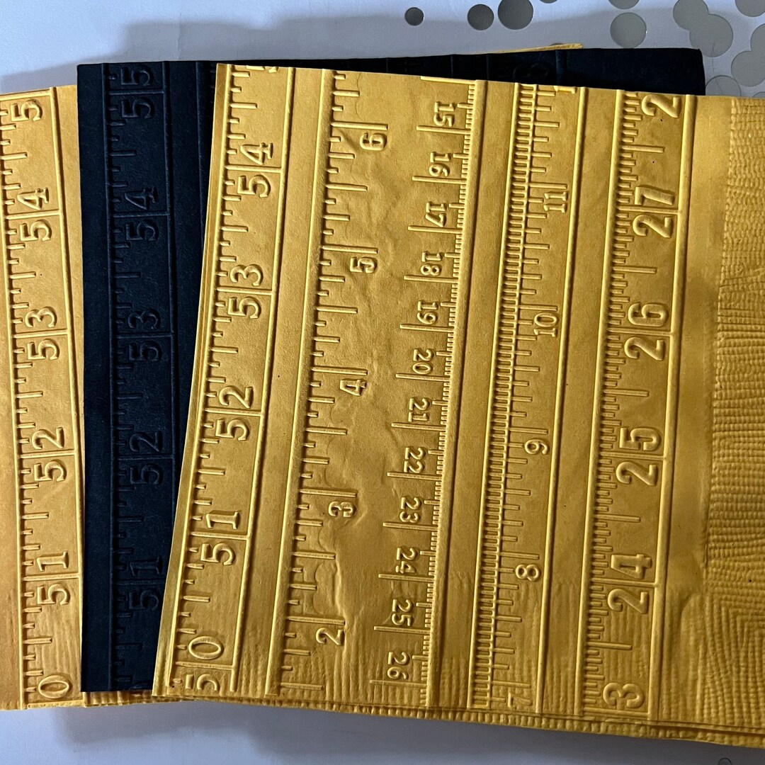 Embossed Ruler Napkin ~ Party ~ Masculine Birthday ~ Retirement ...