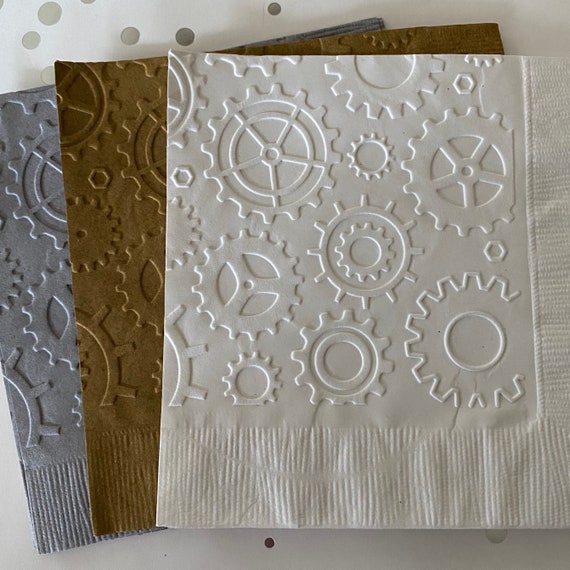 Embossed Paper Napkin Party Birthday Open House | Etsy