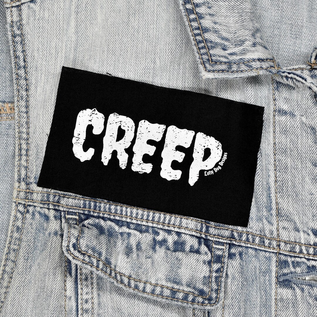 Creep Patch: Hand Printed Screen Print Patch - Etsy