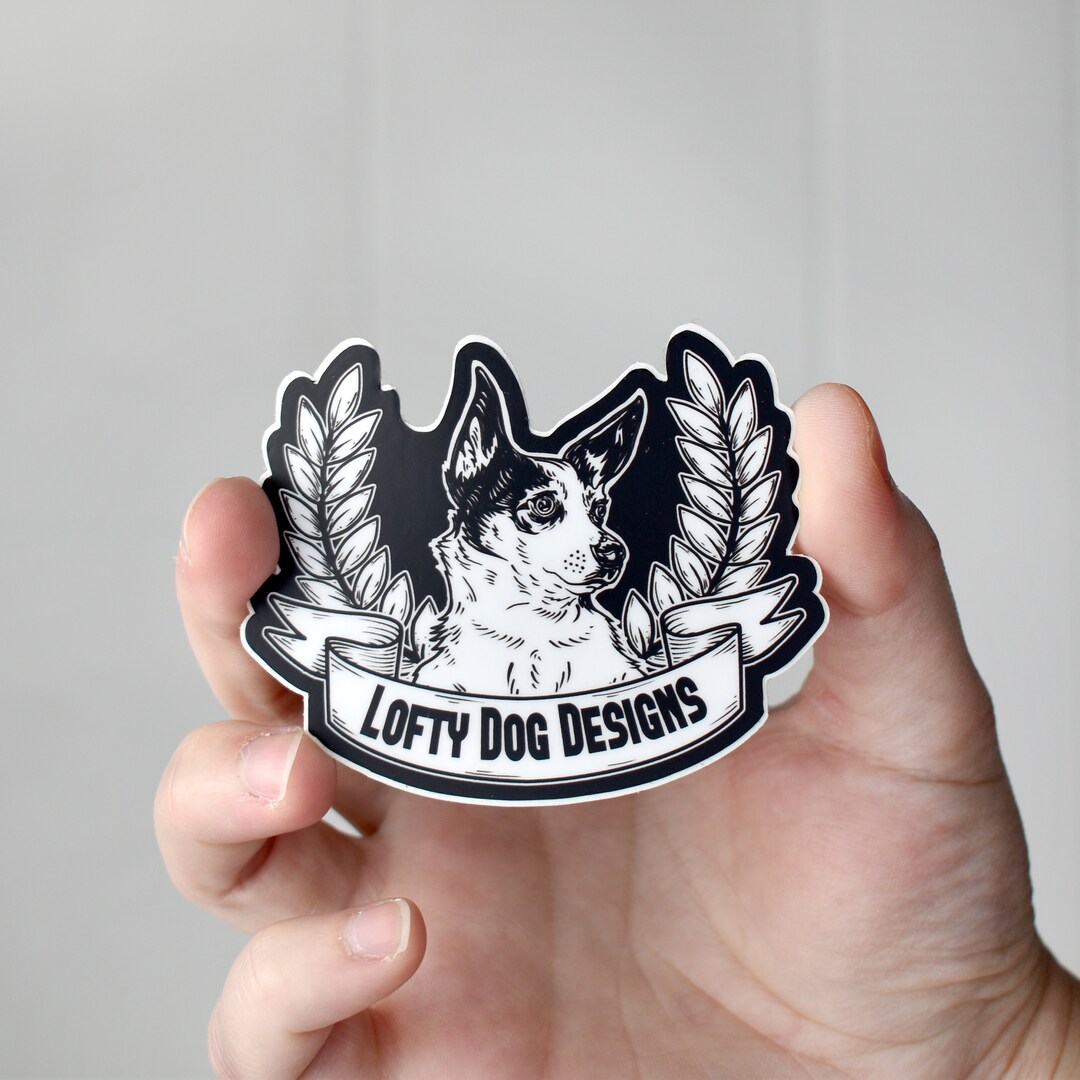 Banner Logo - Vinyl Sticker - Etsy