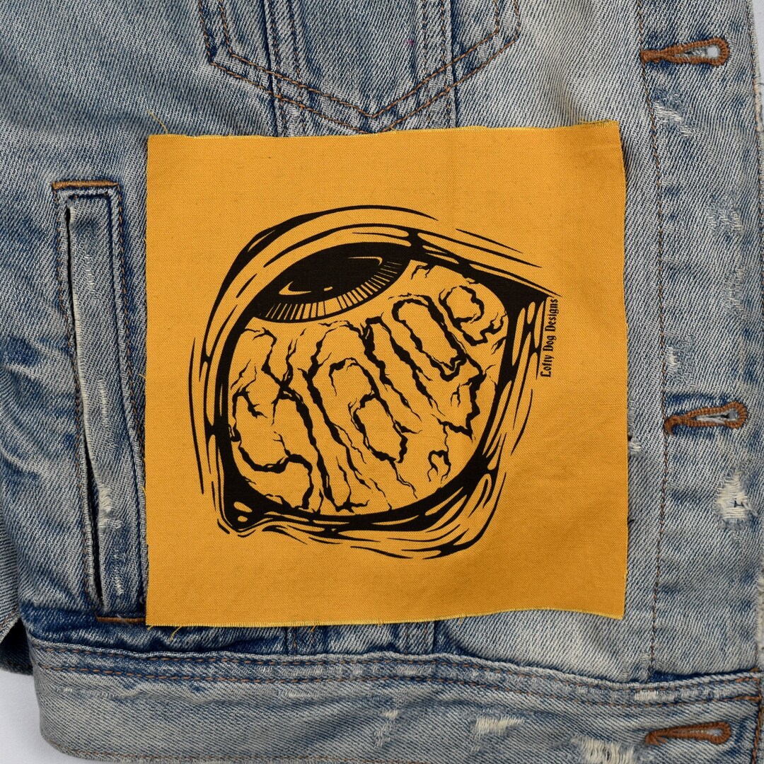 Strange Eye Patch: Hand Printed Screen Print Patch (6x6") - Etsy