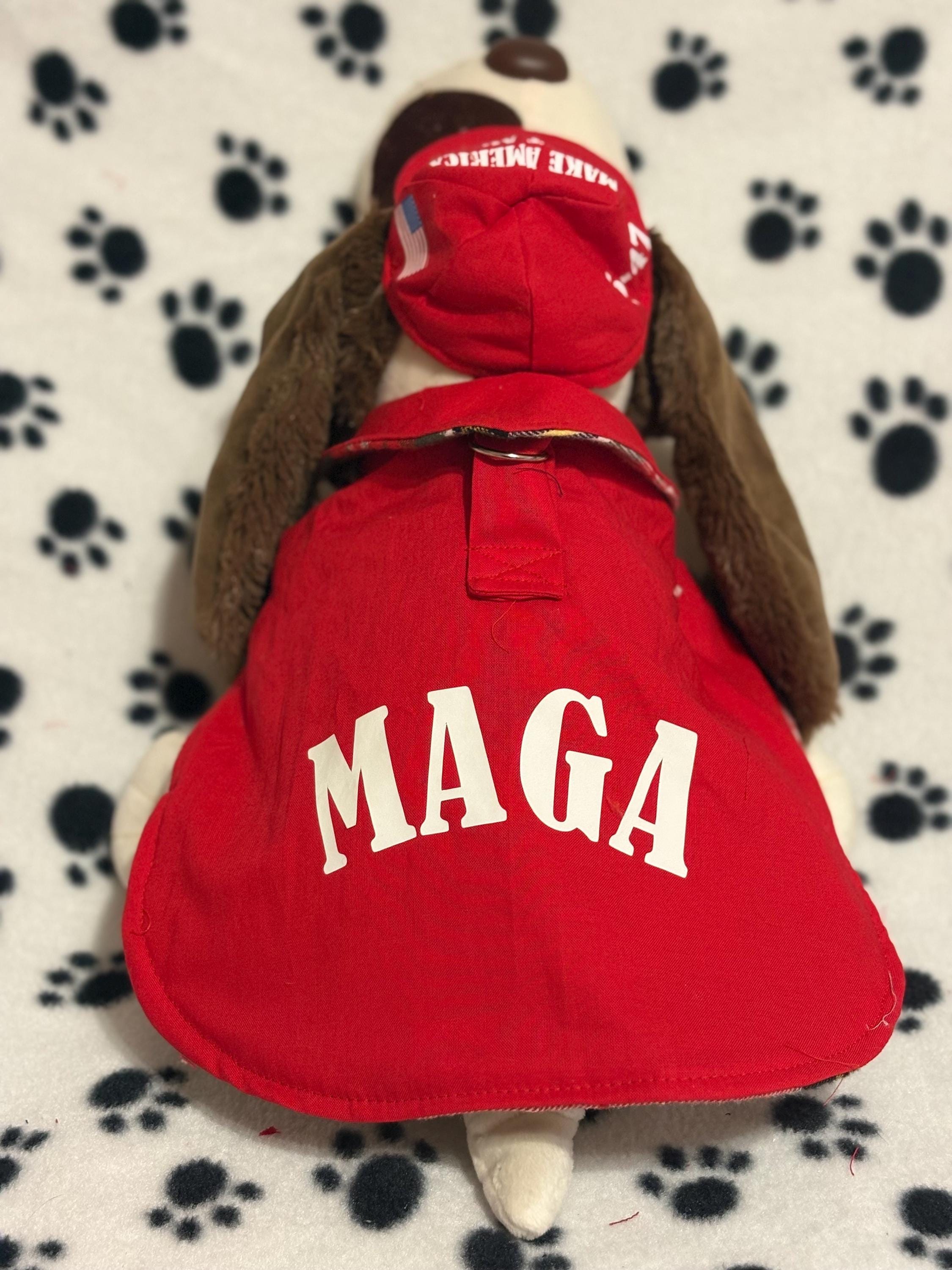 MAGA Dog Coat With Matching Hat Size: Medium - Etsy