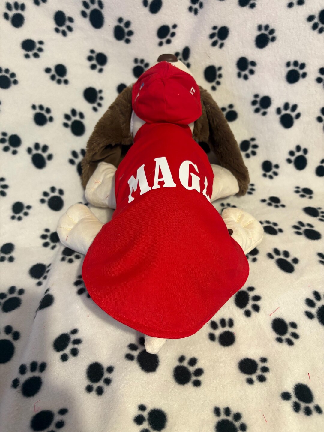 MAGA Dog Coat With Matching Hat Size: Small - Etsy