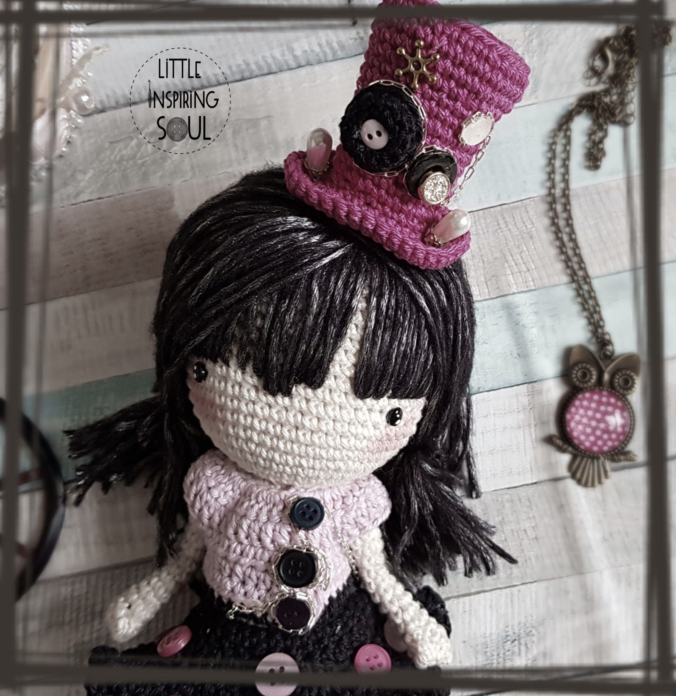 Steampunk crochet doll - Little inspiring soul - PDF CROCHET PATTERN ...