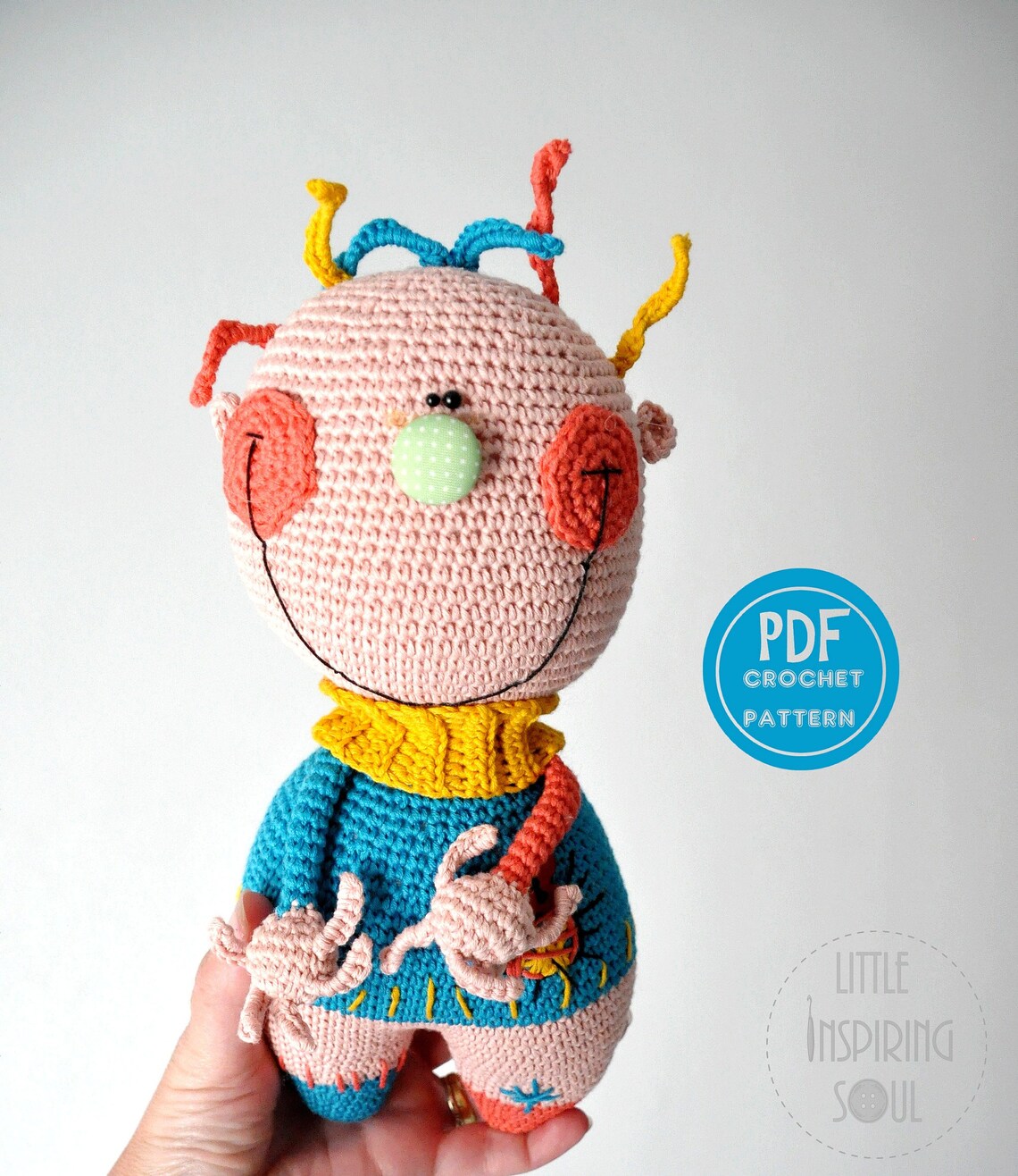 Mon Bonhomme PDF Digital Crochet Pattern Little Inspiring - Etsy