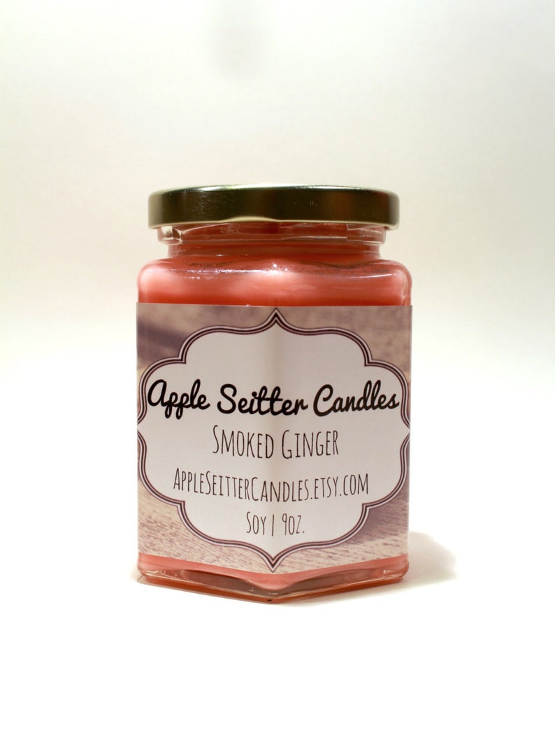 All Natural Smoked Ginger Soy Candle - Etsy