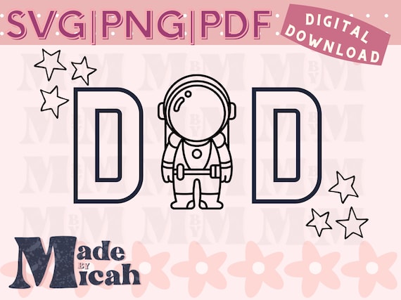 Space Dad SVG Dad Space Birthday Svg Space Birthday Svg Dad - Etsy