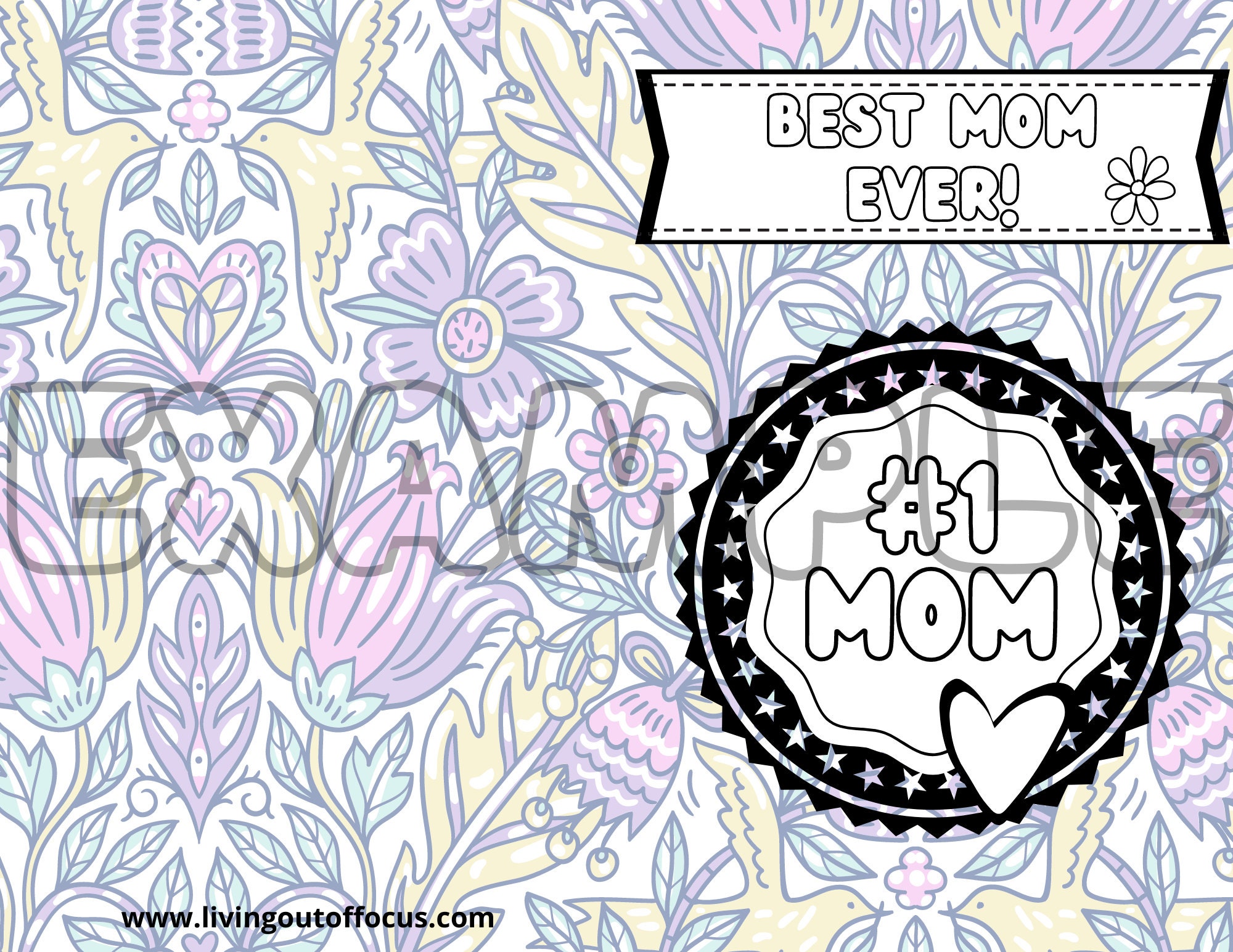 Printable: Mother's Day Booklet (for Mom or Mommy) - Etsy