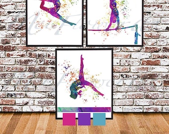 Gymnastics Wall Art | Etsy