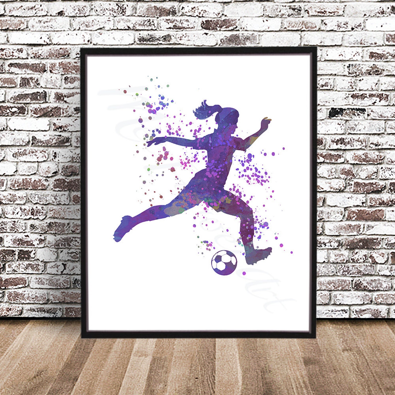 Girls Soccer Poster Football PRINT Womens Soccer 3 Kid - Etsy Canada
