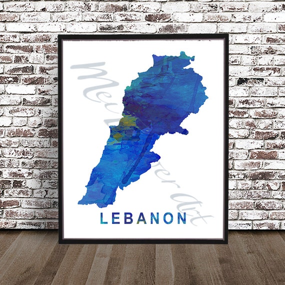 Lebanon City Map