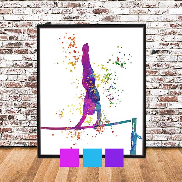 Gymnastics Poster - Etsy