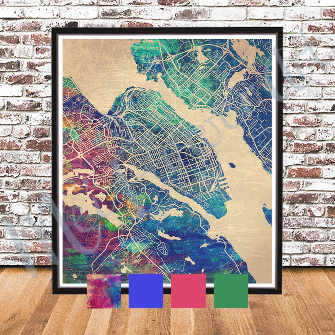 Vintage Halifax Street Map, NS Nova Scotia City Streetmap Drawing ...