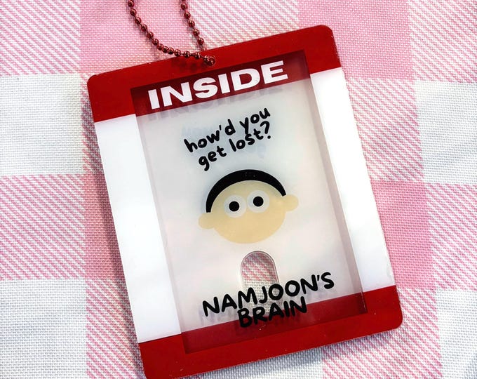 Inside Namjoon's Brain Acrylic Photocard Holder - Etsy