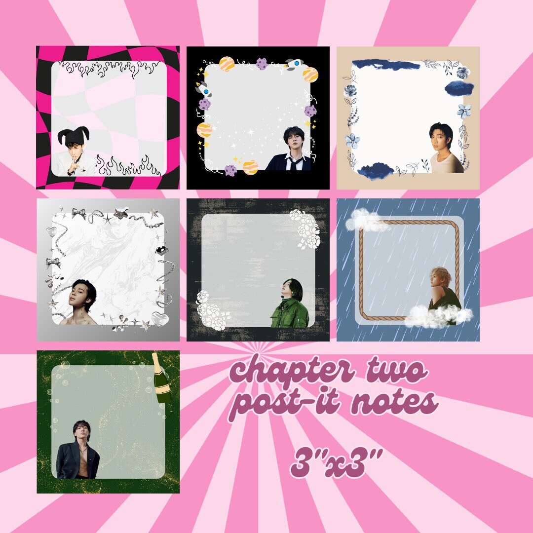 BTS Chapter 2 Sticky Notes - Etsy