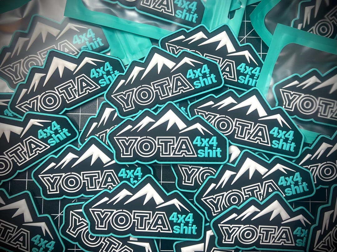 Yota 4x4 Shit PVC Patch (teal) - Etsy
