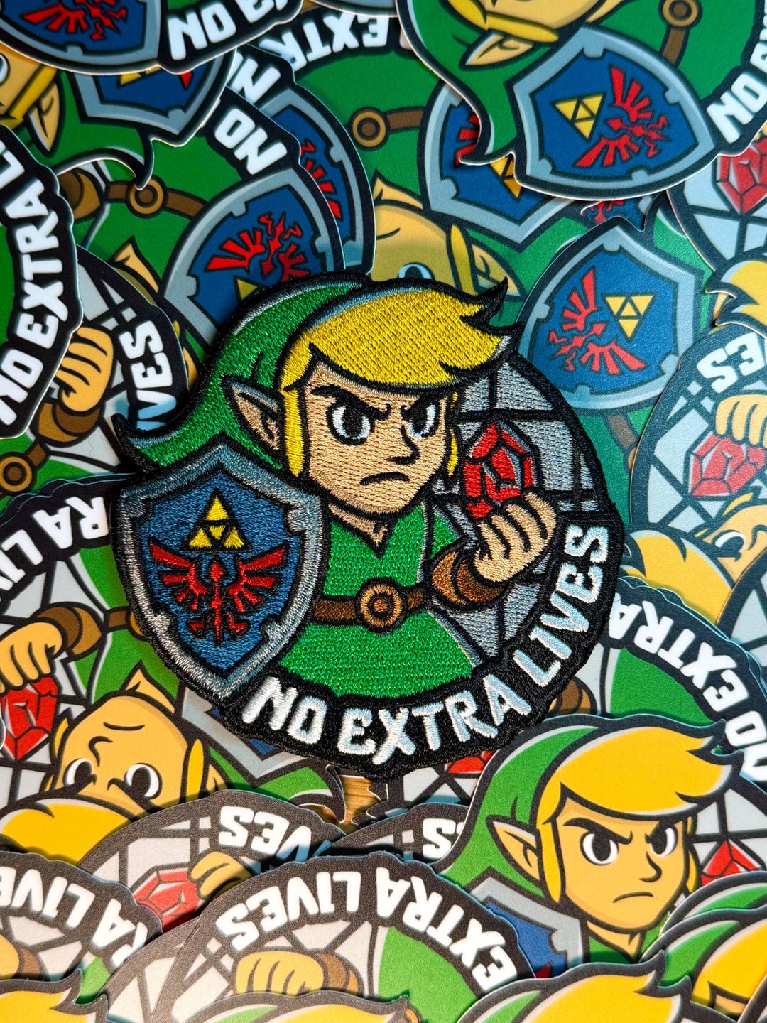 No Extra Lives - Link Patch - Etsy