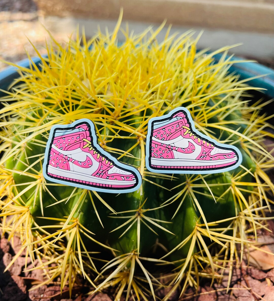Jordan V1 Pink Donut Sprinkle Shoe PVC RE Patch (set of 2) - Etsy