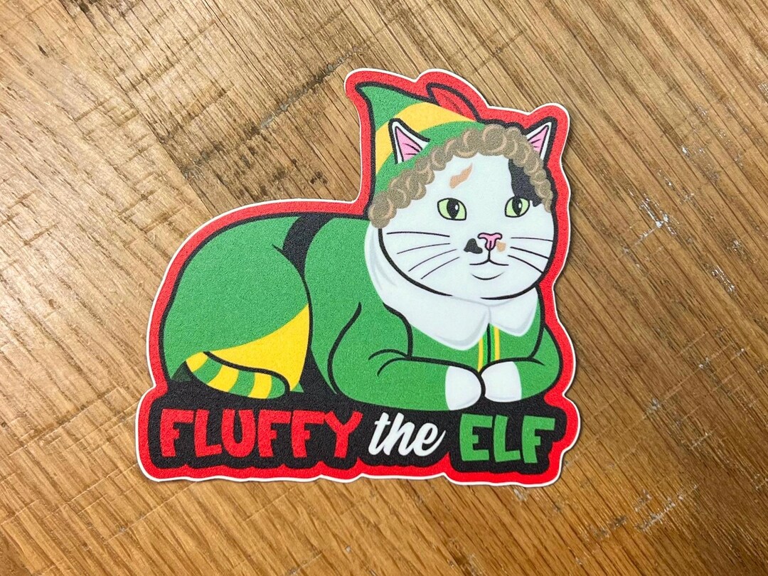 LOAFIES - Fluffy the Elf Sticker - Etsy