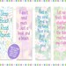 Beach Reading Printable Bookmark | Digital Bookmark Instant Download ...