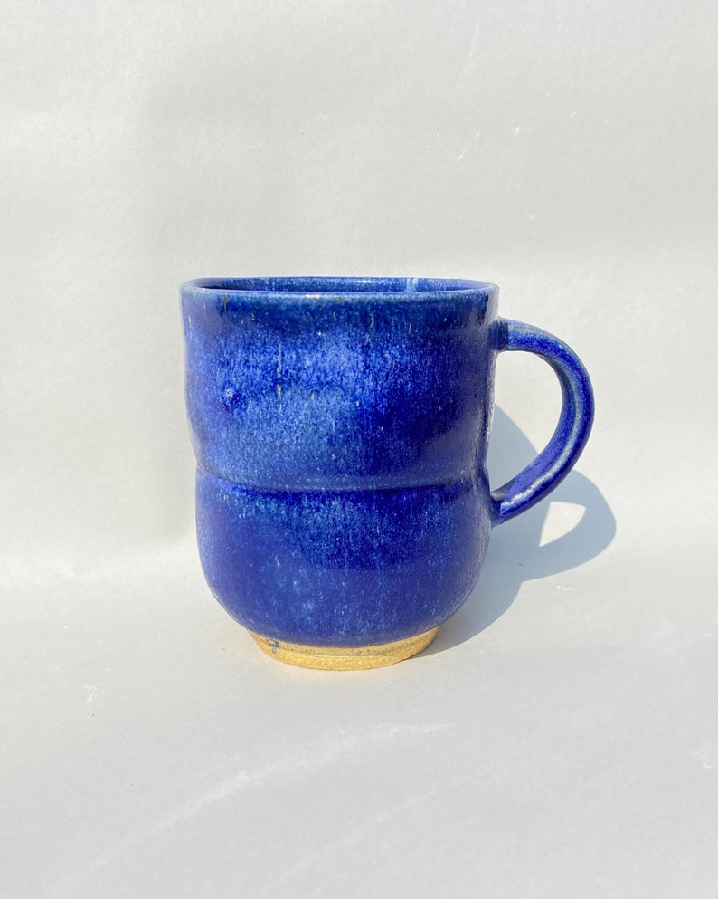 Ceramic Cobalt Blue Mugs - Etsy