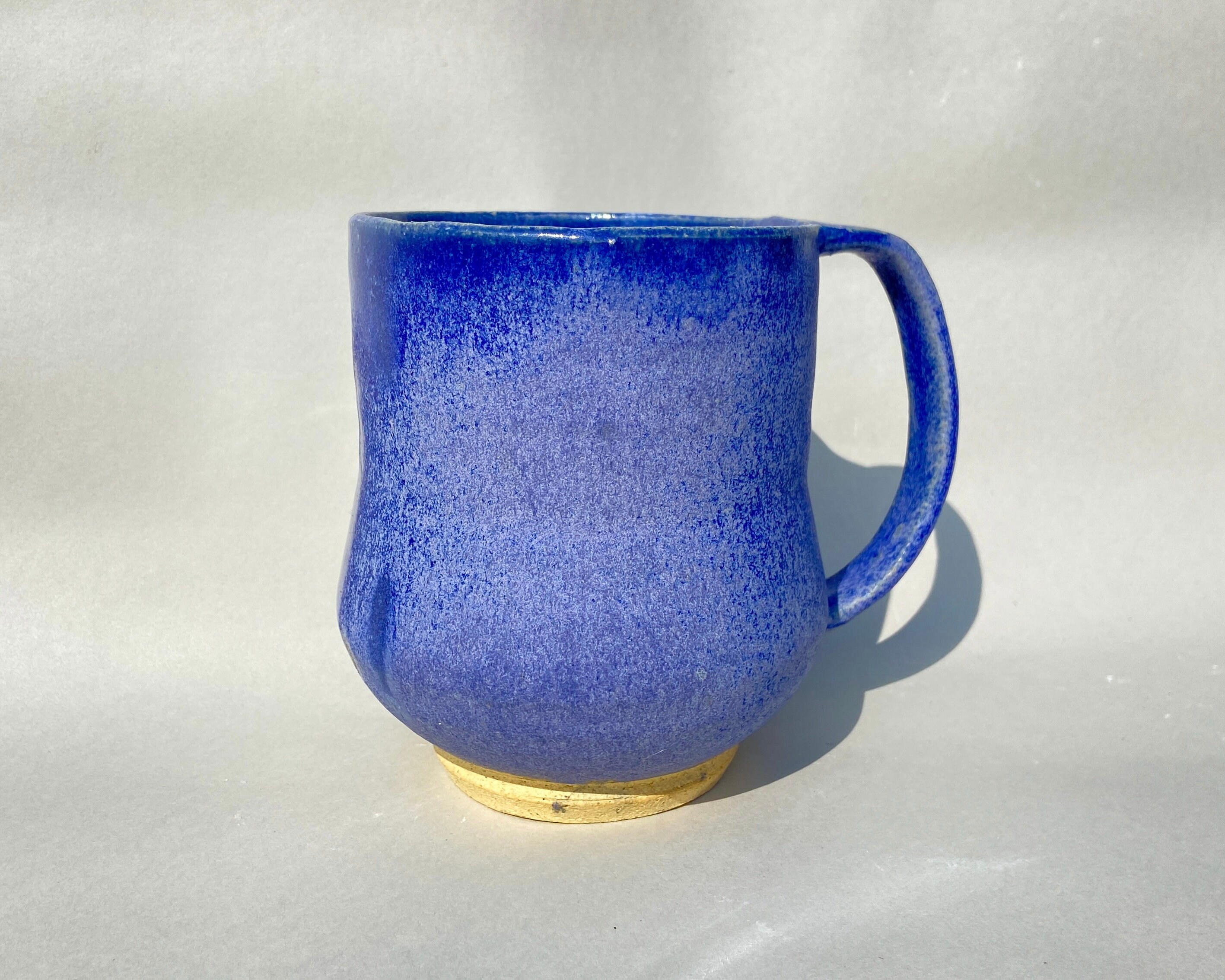 Ceramic Cobalt Blue Mugs - Etsy